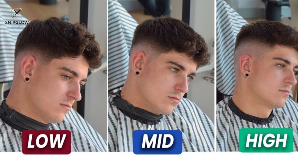 Low Fade vs Mid Fade vs High Fade: Complete Style Guide - Snip Glow ...